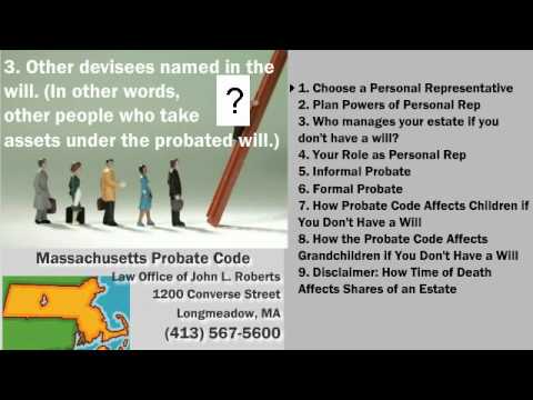 Choose a Personal Representative Who Will Manage Your Estate
