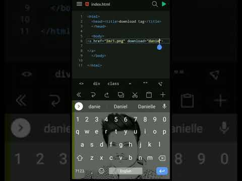 Create download button in html to download anything part - 12