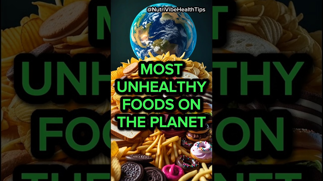 Top 10 Most Unhealthy Foods on the Planet  #healthtips #food