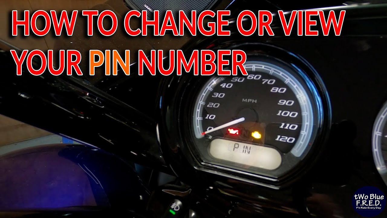 HOW TO Change or View your Harley Davidson PIN CODE #motorcycles