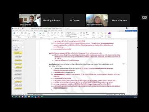 September 4, 2024 - Building Performance Standards Advisory Committee Meeting