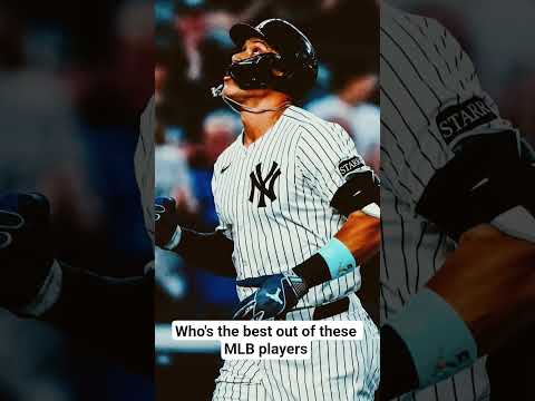 Who's the best out of these MLB players#mlb#shorts#edit#baseball#sports#fyp