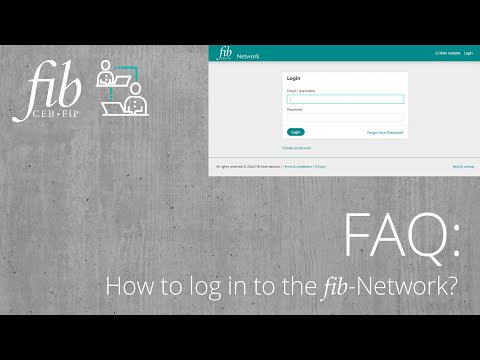 fib FAQ: How to log in to the fib-Network