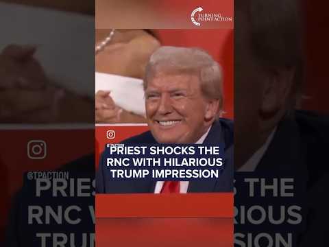 Priest SHOCKS Trump Crowd at RNC Convention! 🇺🇸