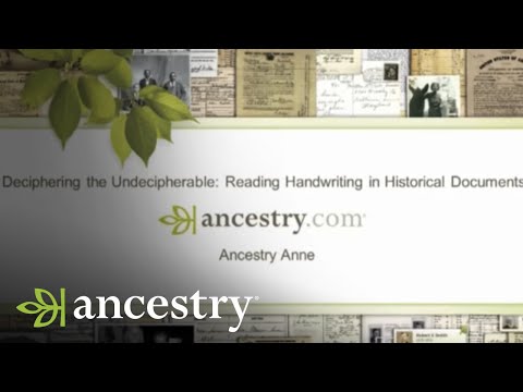How to Read Handwritten Historical Documents | Ancestry