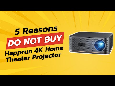 DON'T BUY Happrun 4K Home Theater Projector BEFORE WATCHING THIS VIDEO (5 Reasons)