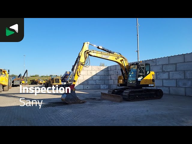 Sany SY155 U Crawler excavators - BAS World