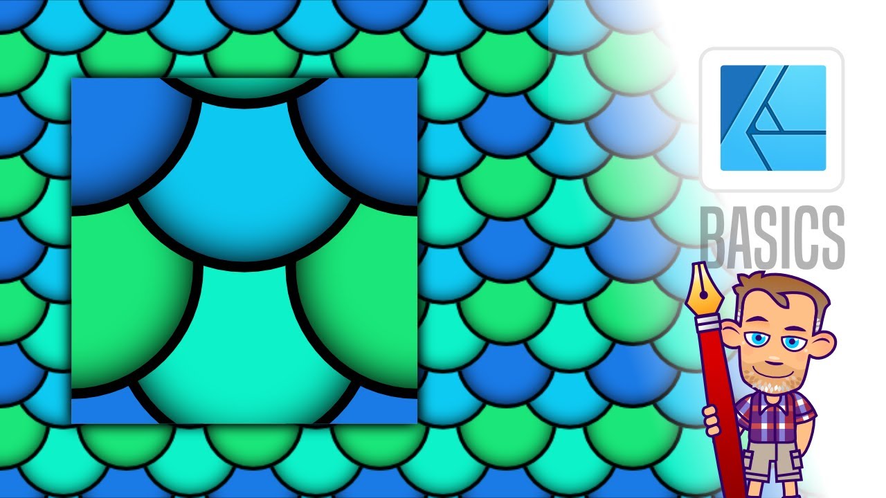 Affinity Designer Tutorial - Designing Seamless Patterns quickly and easily