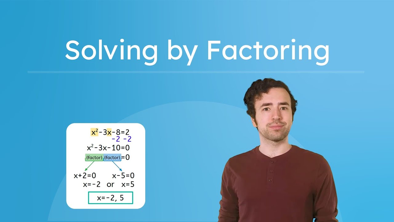 How to Solve Quadratic Equations Using the Zero Product Property ...