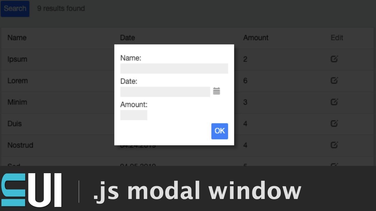 Let's Quickly Create a JavaScript Modal Window