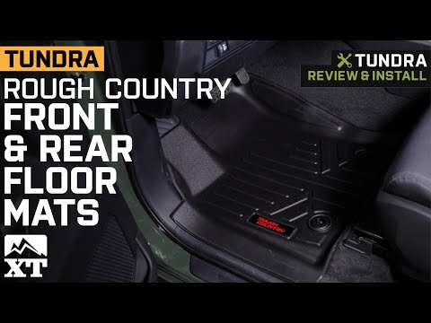 2022-2023 Tundra Rough Country Heavy Duty Front and Rear Floor Mats; Black Review & Install