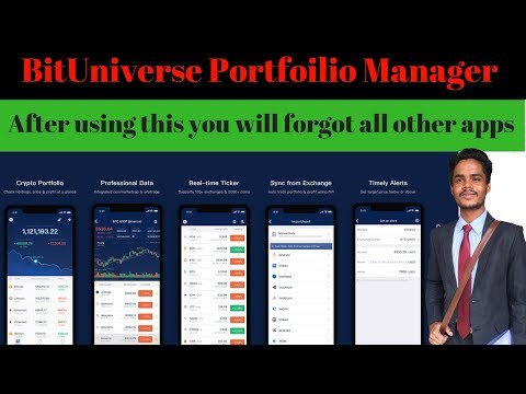BitUniverse App |Best Crypto Portfolio Manager for all kind of Scenario |Exchange, Fiat, ICO, Mined