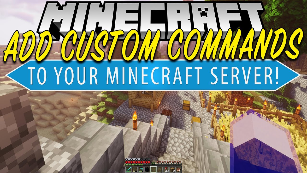 How To Add Custom Commands to Your Minecraft Server (MyCommand Tutorial)