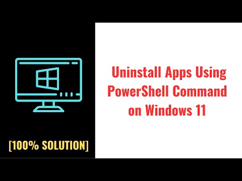 How To Delete or Uninstall Apps Using PowerShell Command on Windows 11