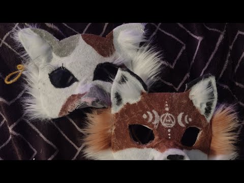 an actually good cardboard therian mask tutorial