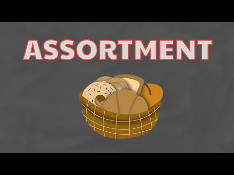 What Does ASSORTMENT Means || Meanings And Definitions With Example in ENGLISH