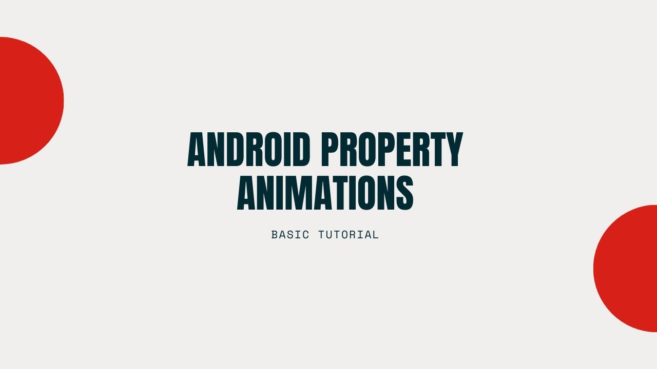 Android Property Animation Implement in Android | Android Tutorial | Kotlin