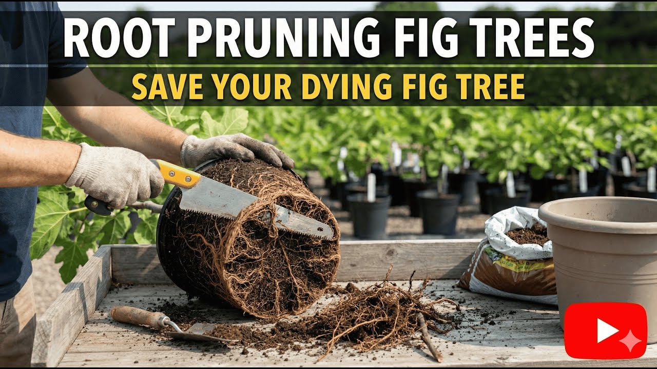 Root Pruning Fig Trees: Save your Dying Fig Tree