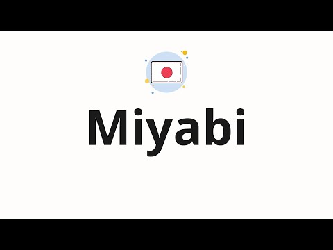 How to pronounce Miyabi