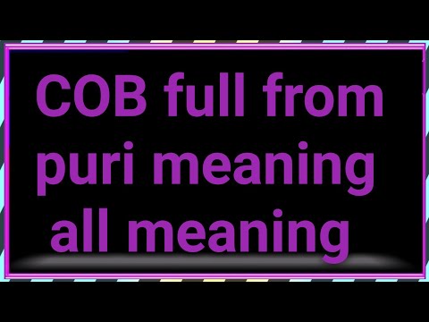cob ka full form