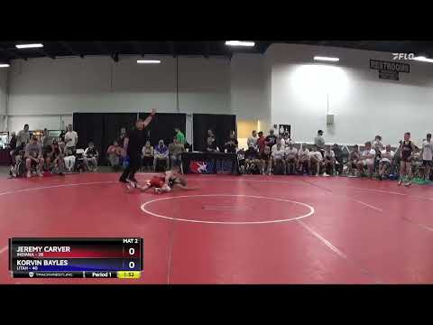 83 Lbs 4th Wrestleback (16 Team) - Jeremy Carver, Indiana Vs Korvin Bayles, Utah 8d37