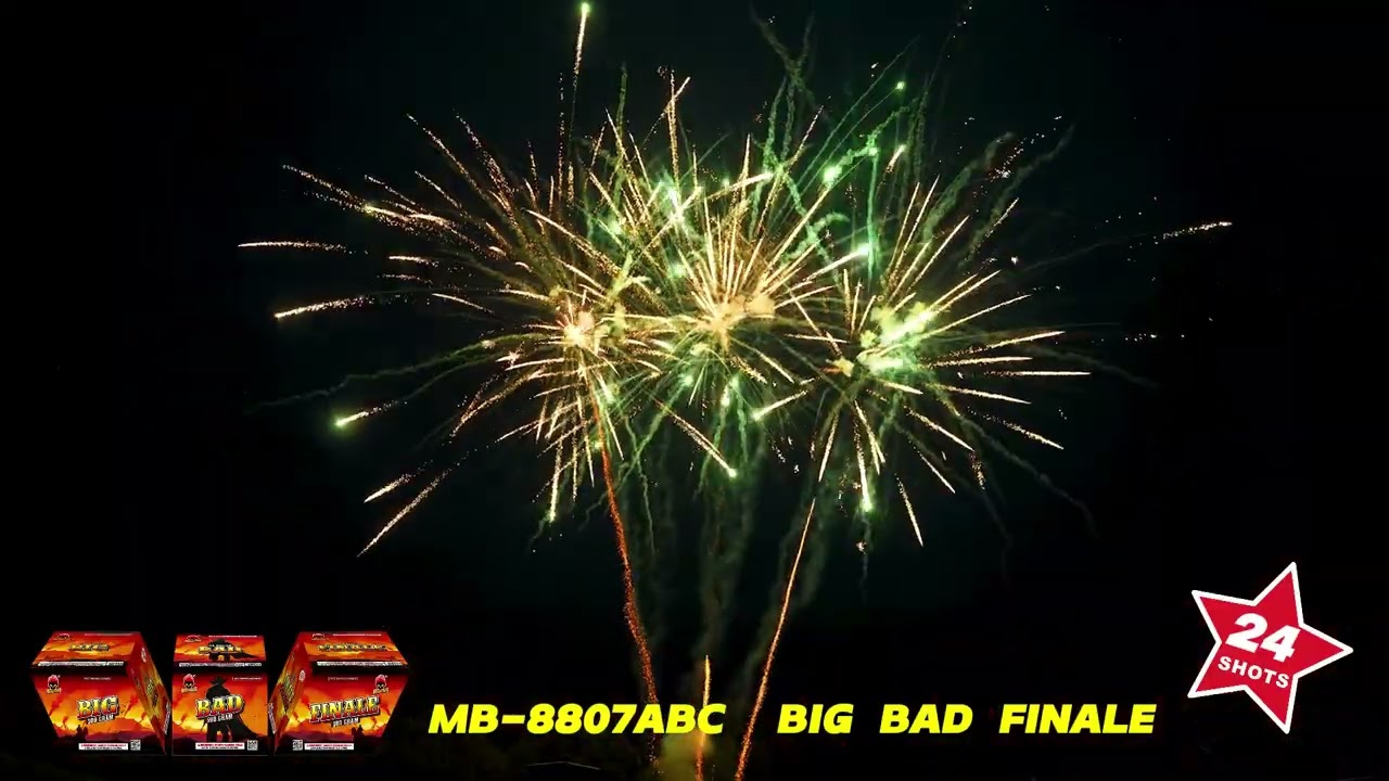 Big Bad Finale（500g ASSORTED） MB-8807A/B/C #2025 New Products #megabanger fireworks