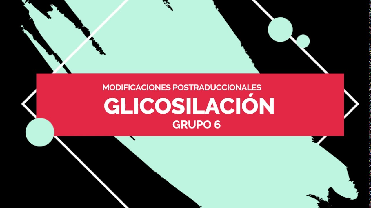 La Glicosilación