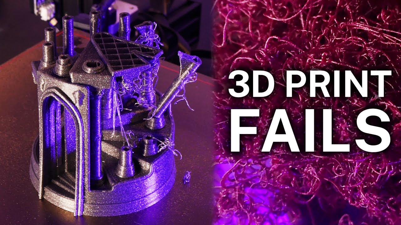 EPIC 3D PRINTER FAILS (TIMELAPSE) / OCTOLAPSES)