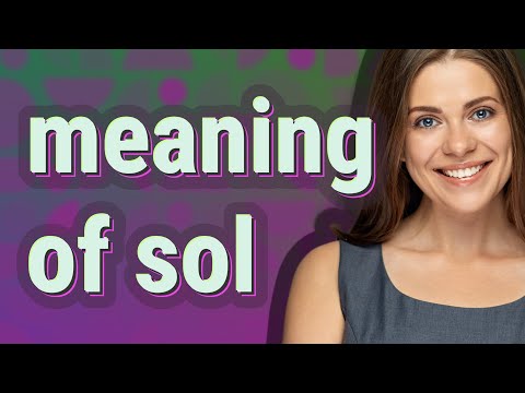Sol | meaning of Sol