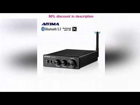 Latest Products You Must Know! AIYIMA A07 PRO Bluetooth Amplifier Audio APTX HD TPA3255 Hifi Ste