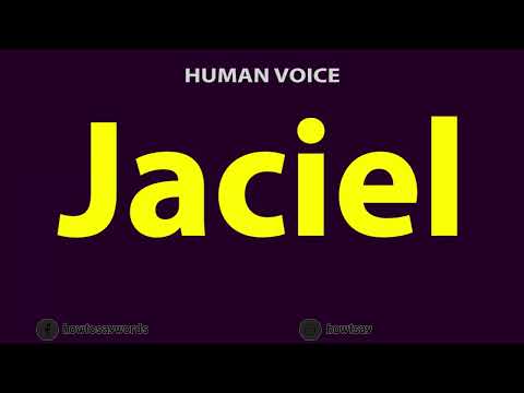 How to Pronounce Jaciel