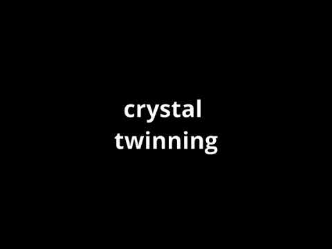 what is the meaning of crystal twinning.