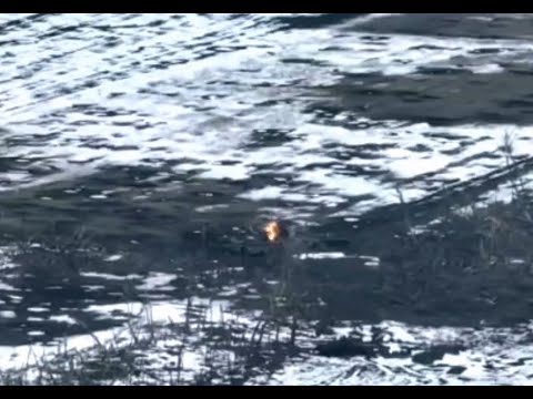 Immobilized T-90M Targetted by Javelin and Finished Off By Wire-Guided/Laser-Guided ATGM