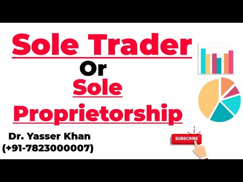 Sole Trader | Sole Proprietorship | Meaning Of Sole Proprietorship | Business Studies | Commerce