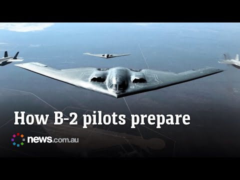 How do pilots prepare for gruelling B-2 bomber missions?