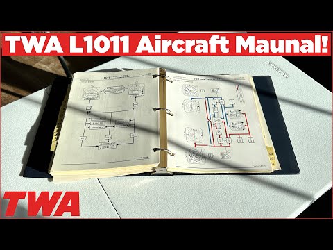 *EPIC* TWA L1011 Aircraft Manual w/ Pilot Notes!