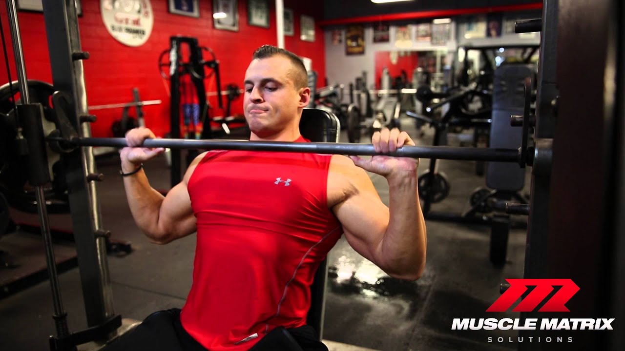 How To: Smith Machine Military Press For Maximum Shoulder Growth