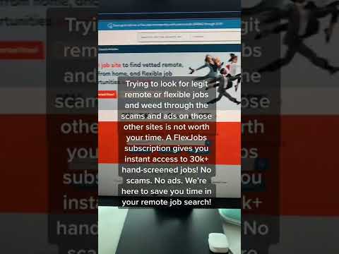 FlexJobs keeps you safe from job scams and provides a faster & easier #jobsearch. #flexjobs
