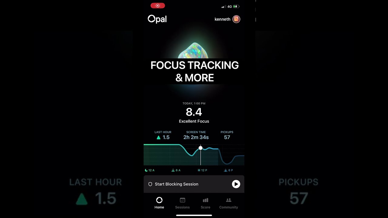 Introducing the Opal iPhone App - The #1 Screen Time App. Real Focus, in Real-Time.