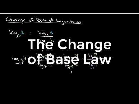 Change of Base of Logarithms - O Level Additional Mathematics Video Lecture - ACT