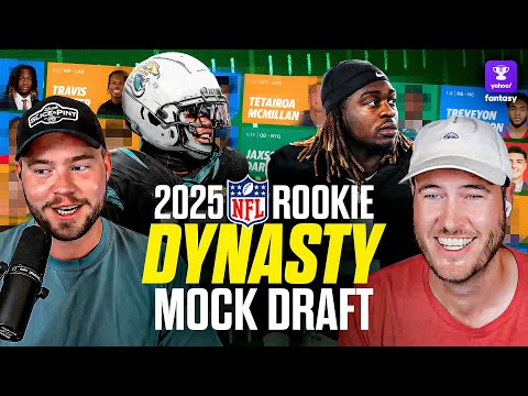 Dynasty rookie mock draft: When should you take Travis Hunter? | Yahoo Fantasy Forecast