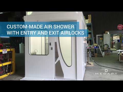 Air Shower for Cleanroom - Custom-Made by Mecart | MECART Cleanrooms