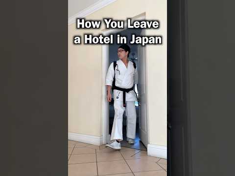 How You Leave a Hotel in Japan vs South Africa by the Japanese Standup Comedian, Karate Comic Ryo