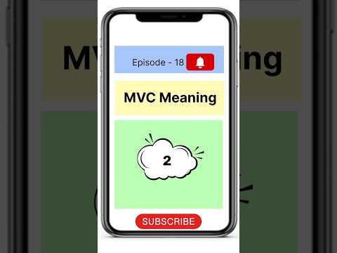 Episode -18 || " What is MVC ? " and " MVC Full Form "
