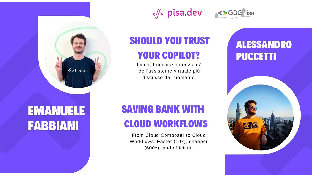 Pisa.dev & GDG Pisa - Meetup Giugno 2023