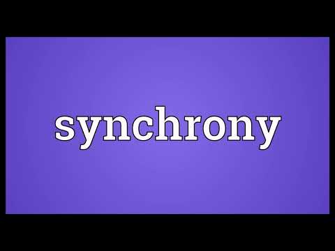 Synchrony Meaning