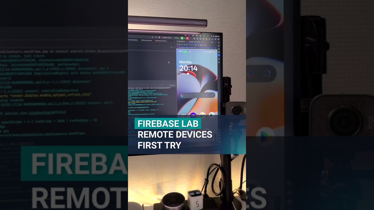 1st try to use Firebase Test Lab remote device #androiddev