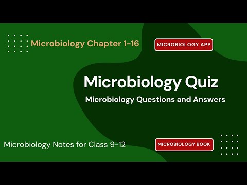 Microbiology Quiz Questions Answers | Microbiology Notes PDF | Class 9-12 Ch 1-16 Quiz | App e-Book