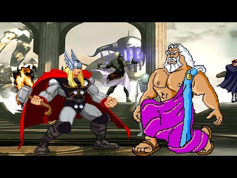 MUGEN: Thor vs Zeus