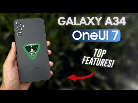 Galaxy A34 - OneUi 7 Update New Features & Changes!